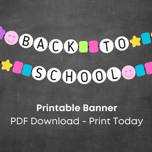 Friendship Bracelet Banner for Classroom - Back to School Bracelet ...