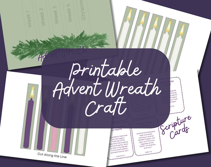 Advent Cards for Kids Advent Activities for Kids Printable Advent Cards ...