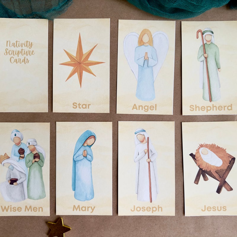 Nativity Cards - Etsy