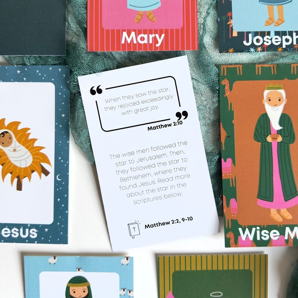 Nativity Cards - Etsy