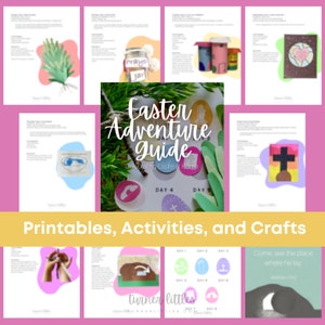 Printable Easter Activity Pack for Kids With Crafts, Scripture Reading ...