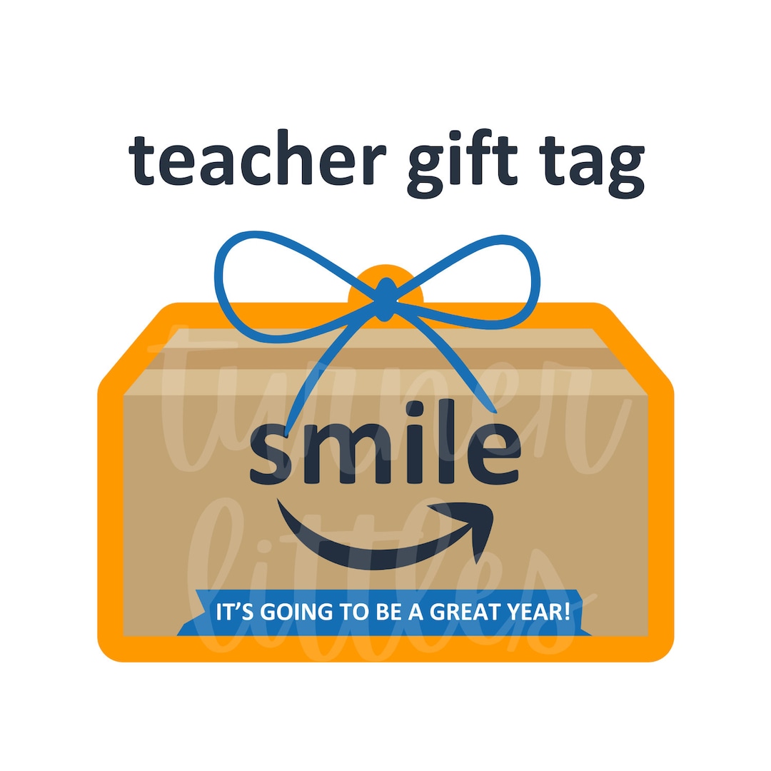 Teacher Appreciation Gift Card Tag for Amazon - Back to School Teacher ...