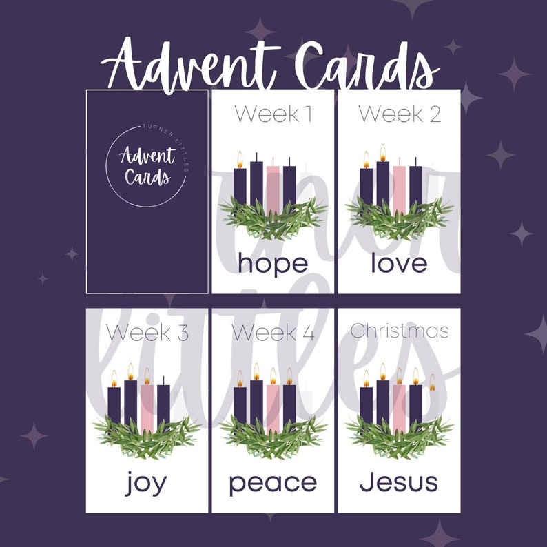 Advent Cards for Kids - Advent Activities for Kids - Printable Advent ...