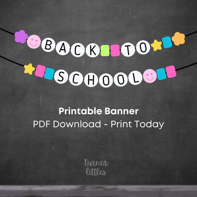 Friendship Bracelet Banner for Classroom - Back to School Bracelet ...