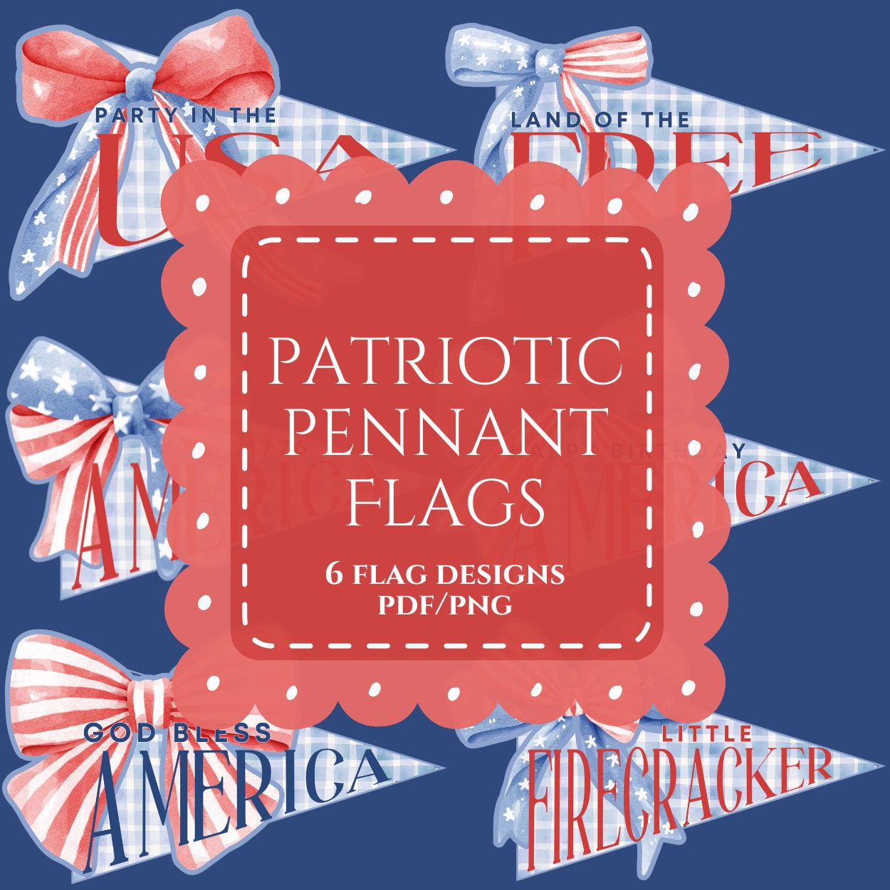 Fourth of July Printable Flag Craft Fourth of July Printable Party ...