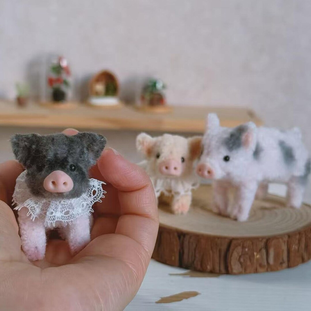 Enchanting Collection of Mini Plush Pig Toys: Perfectly Scaled ...