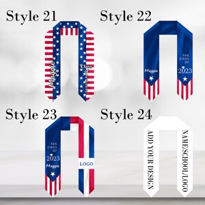 Custom Graduation Stole, Personalized Name Graduation Stole ...