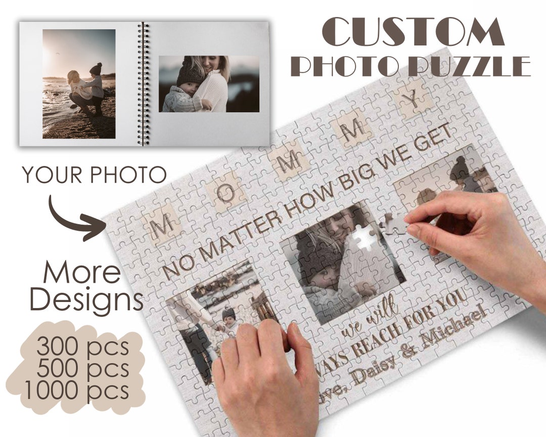 Custom Jigsaw Puzzle From Photos 100/300/500/1000 Pieces,personalized Wooden Puzzles for Kids ...