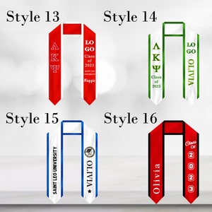 Custom Graduation Stole, Personalized Name Graduation Stole ...