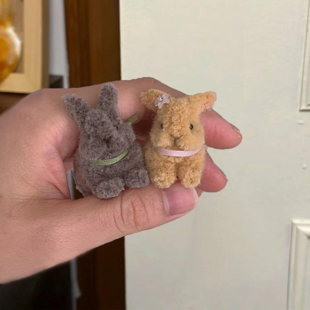 Enchanting Collection of Mini Plush Rabbit Toys: Perfectly Scaled ...