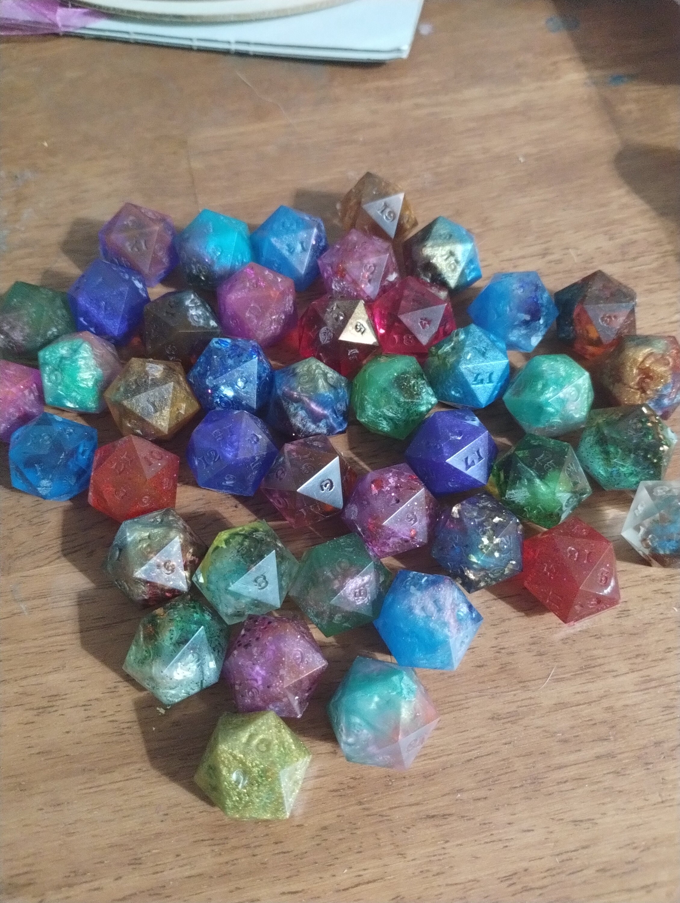 Custom D20 Rpg Dice - Etsy