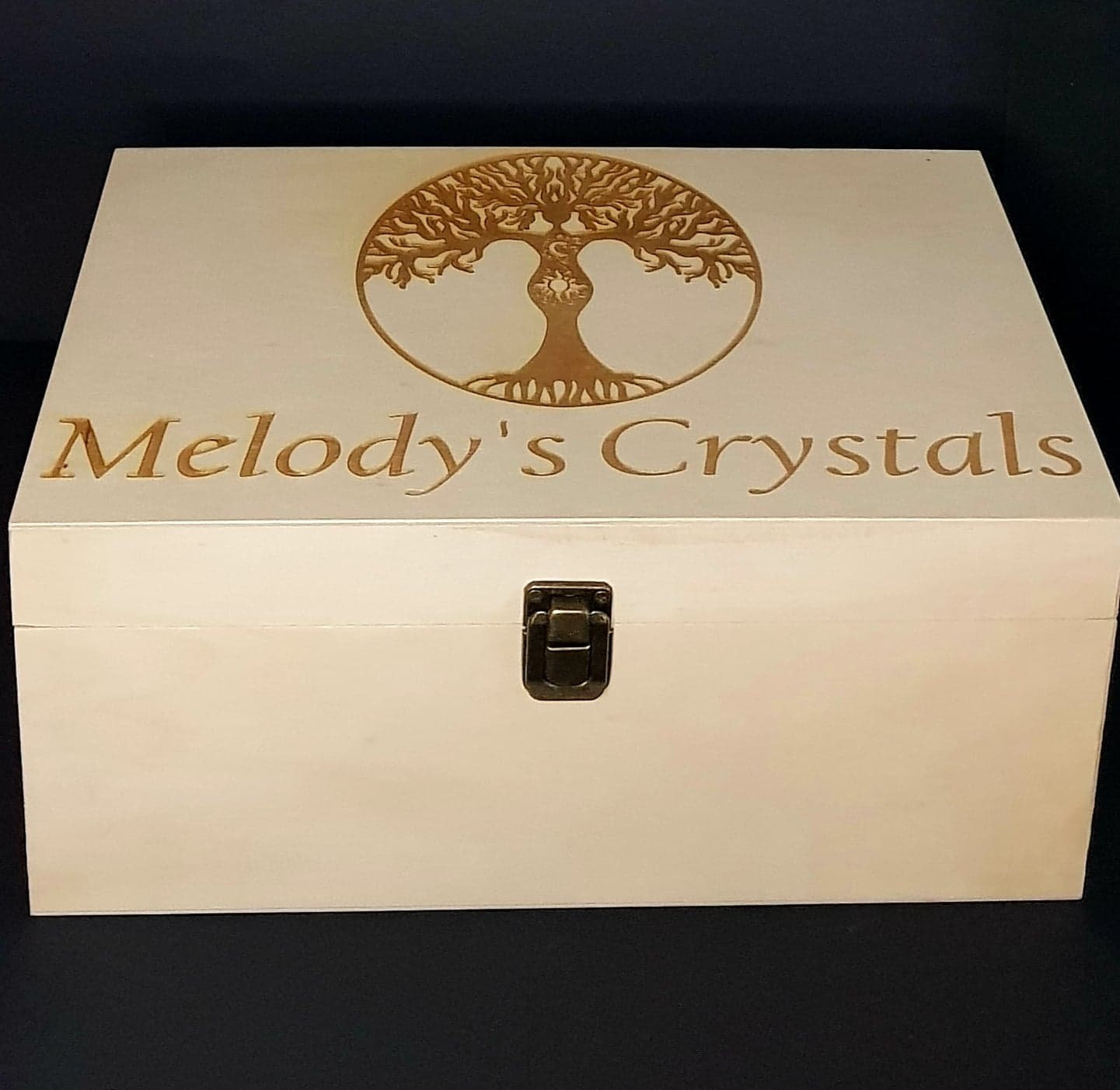 EXTRA LARGE witches Design Wooden Box, Laser Engraved and Personalised ...