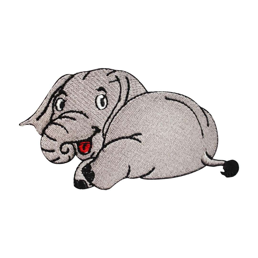 Elephant Patch, Baby Elephant Patch, Kids Rhymes Patch Embroidered Iron ...