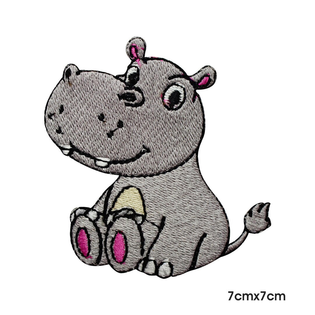 Baby Hippo Patch, Hippopotamus Patch, Cartoon Patch, Kids Rhymes Patch ...