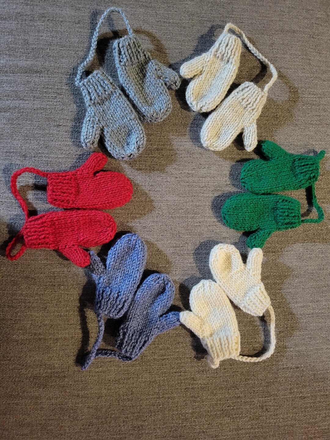 Mini Mittens Christmas Ornament - Etsy