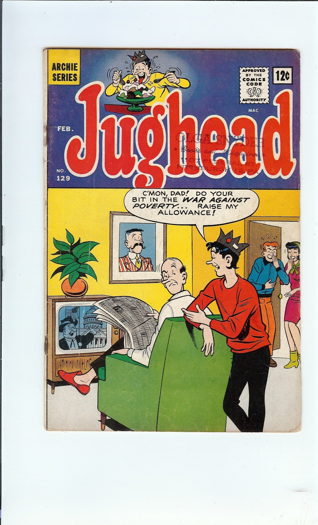 Jughead #129 Vg- - Etsy