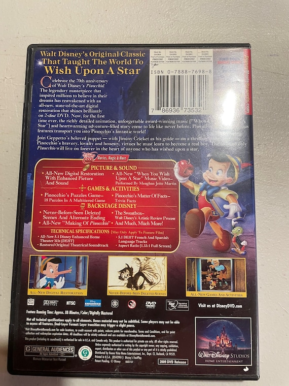 Pinokkio Dvd Hoes Pinocchio Pinokkio (Disney) (Dvd) | Dvd's | Bol