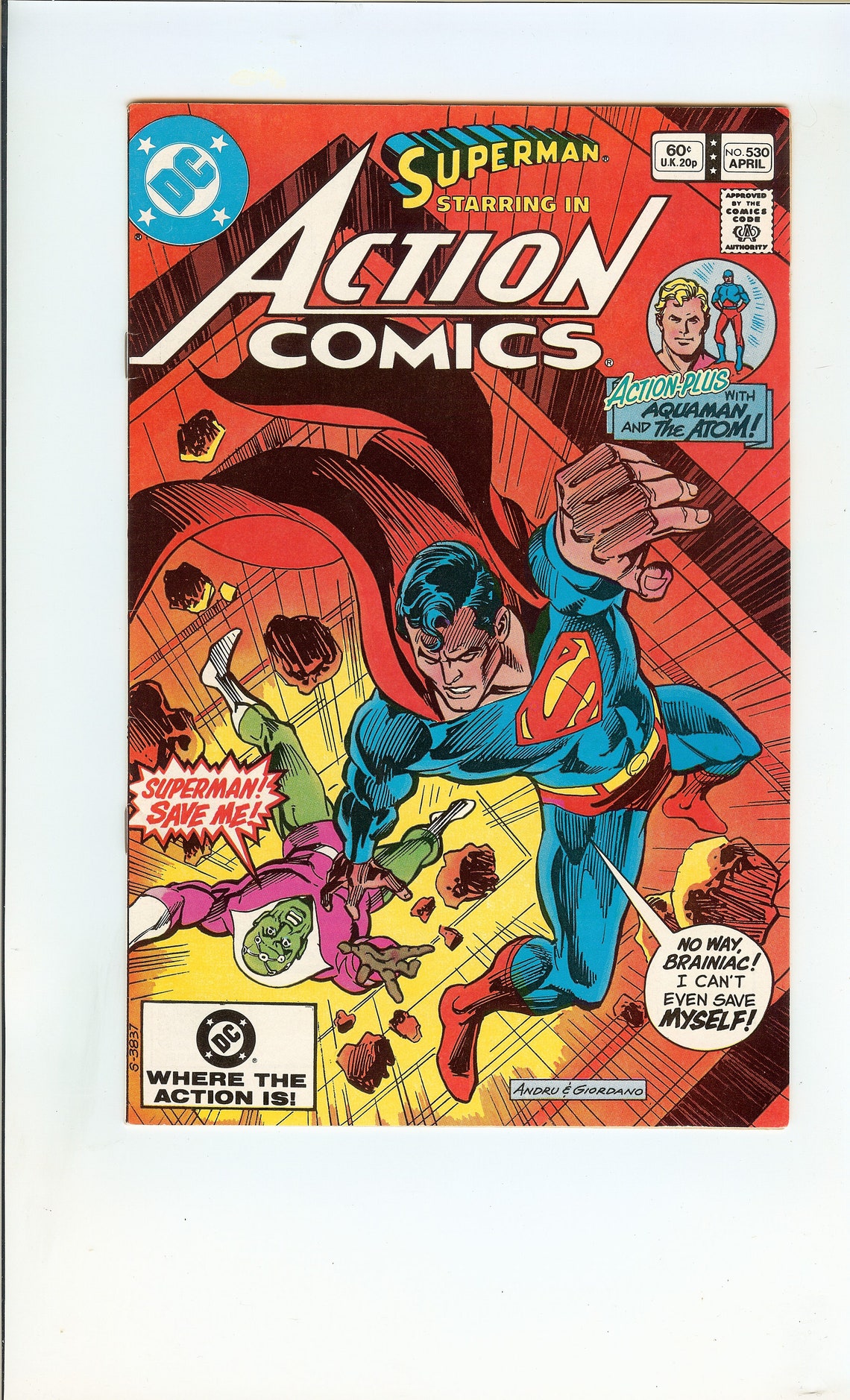 Action Comics #528 Vf+ , #530 Vf, #531 Nm- , #548 Vf+ - Etsy
