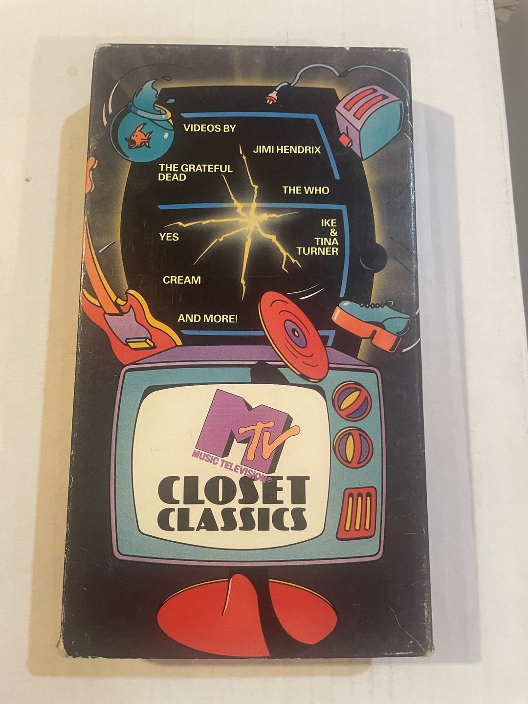 MTV Closet Classics Used Vhs "jimi Hendrix, the Who , Yes , and Others - Etsy