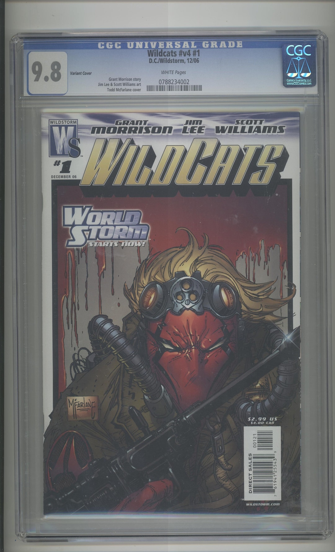Wildcats #1 CGC 9.8 "todd Mcfarlane Cover" - Etsy