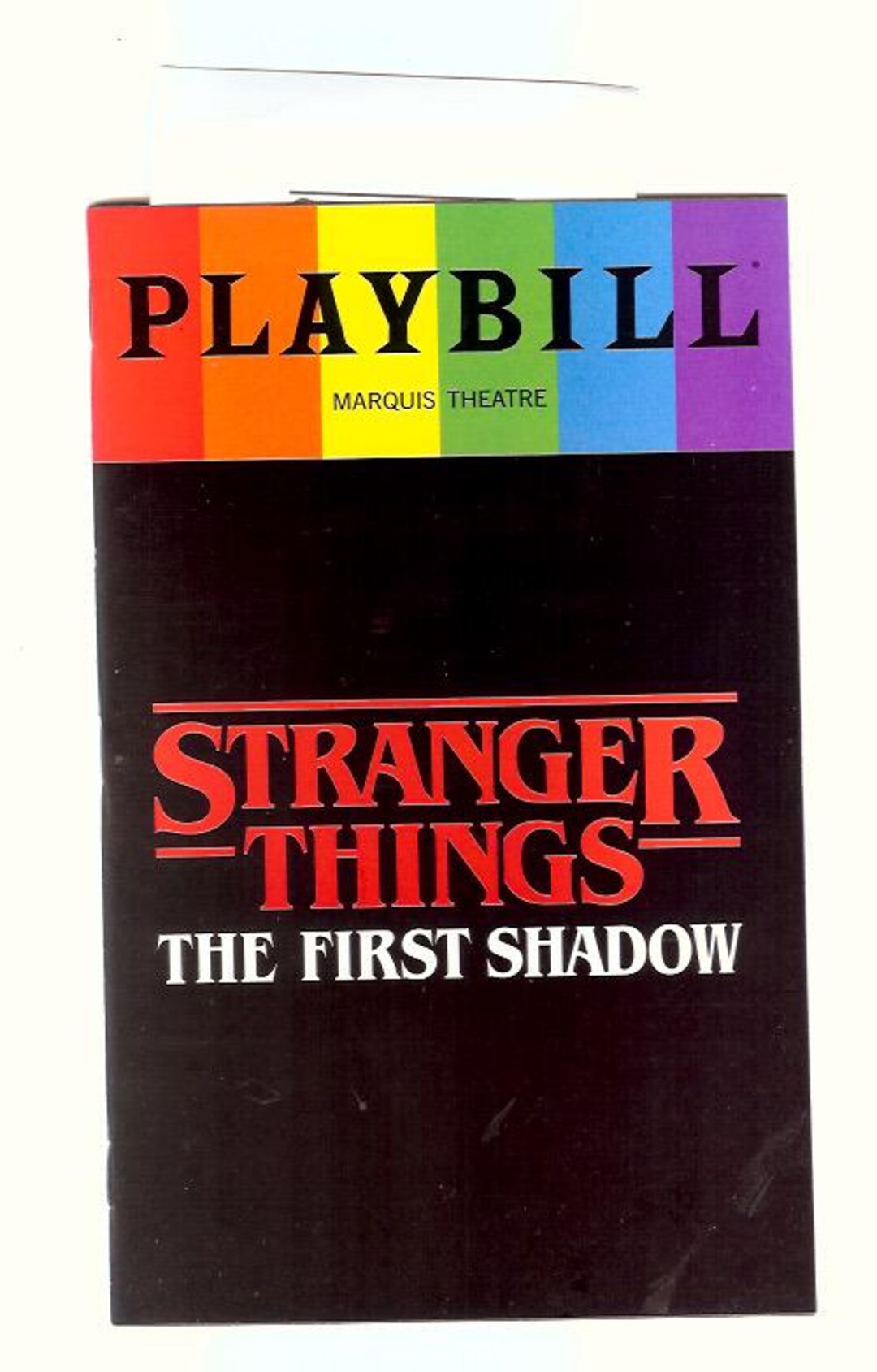 Playbill Stranger Things the First Shadow - Etsy