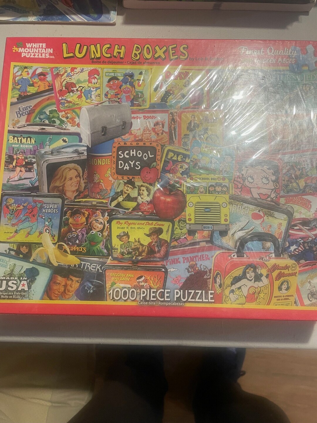 White Mountain Puzzles Lunch Boxes 1000 Piece Puzzle sealed - Etsy