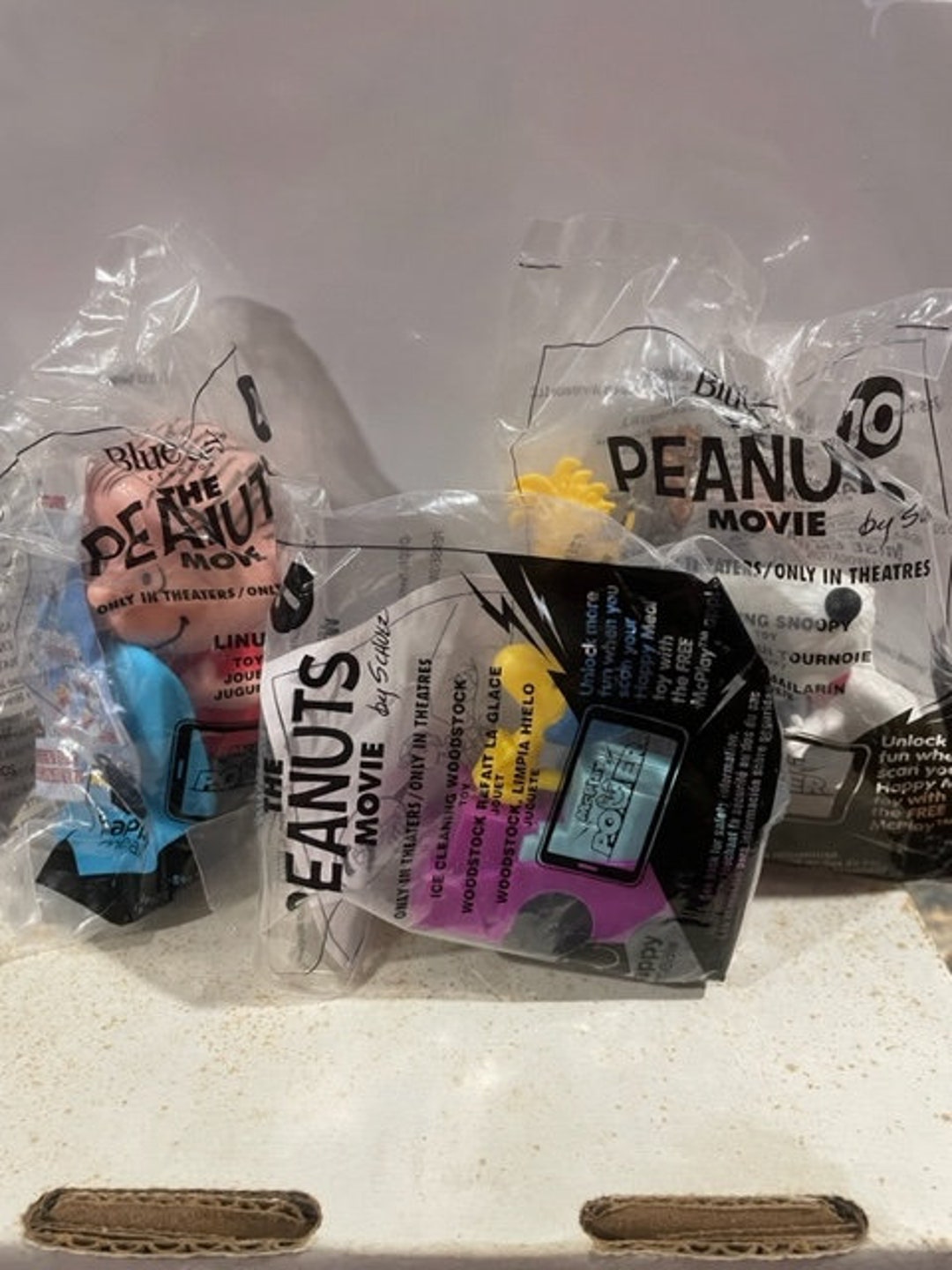 The Peanuts Movie Figures Sealed in Bag linus, Ice Cleaning Woodstock ...