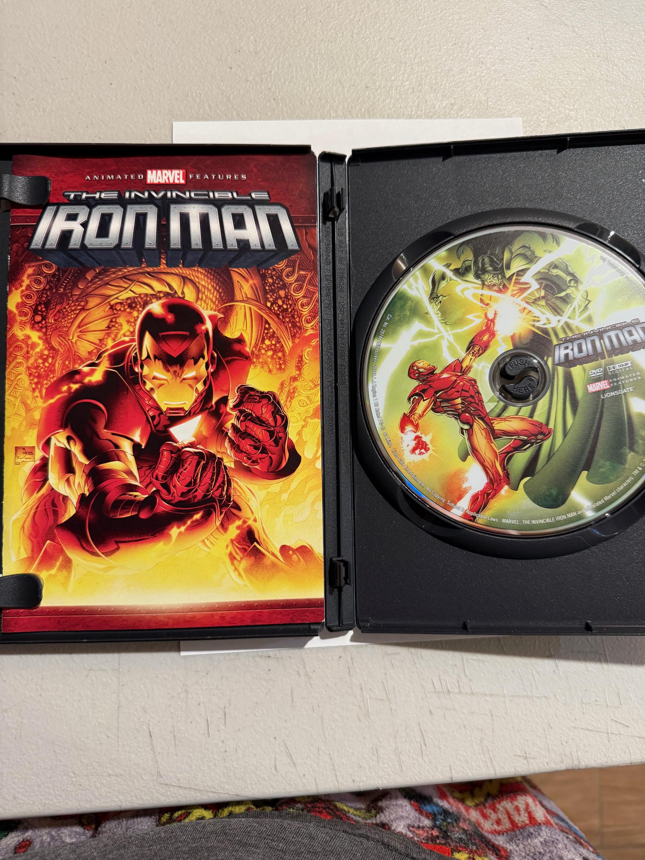 Invincible Iron Man Animated Movie DVD - Etsy