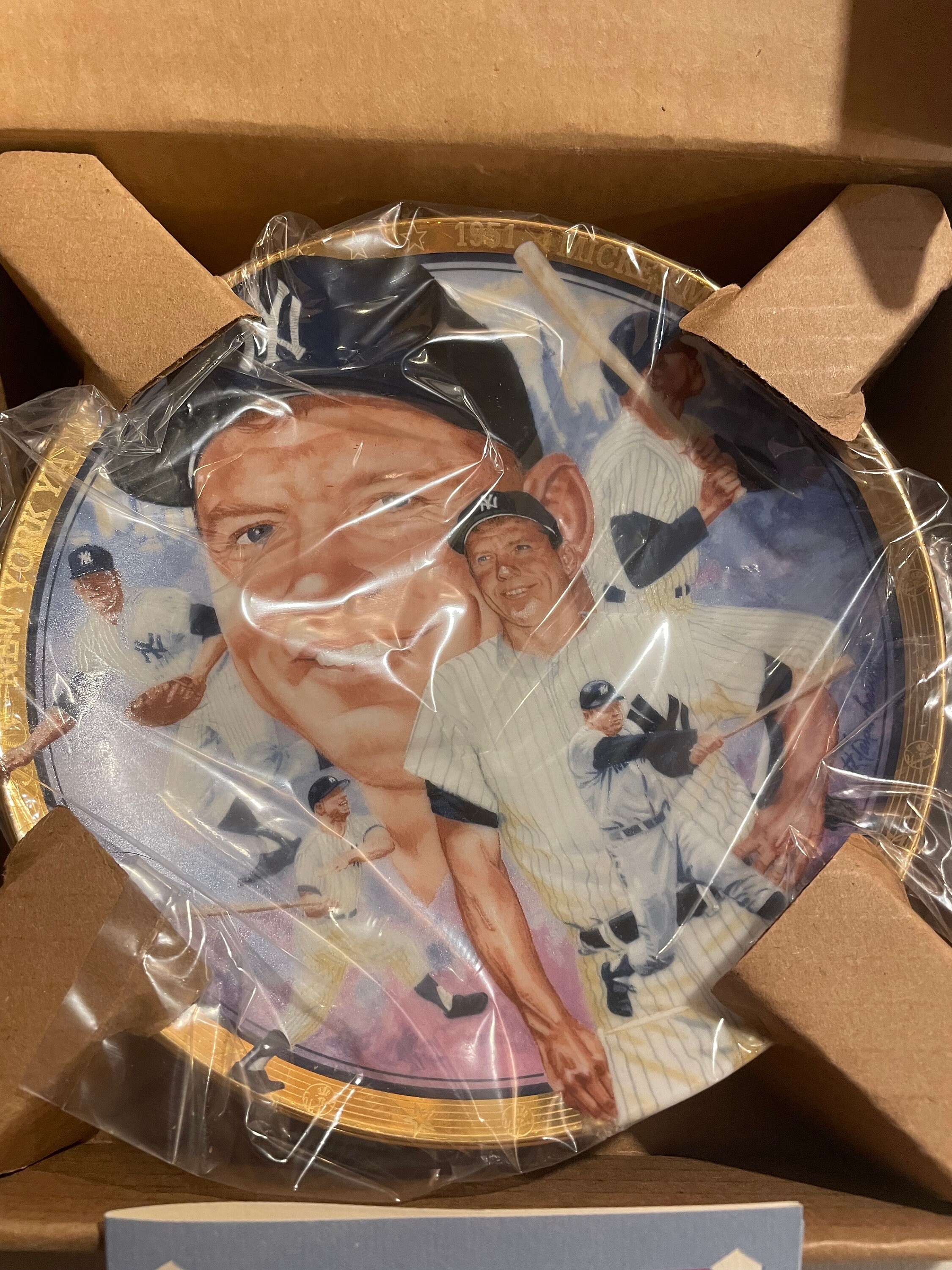 Mickey Mantle Plate Collection Used "the Hamilton Collection" - Etsy