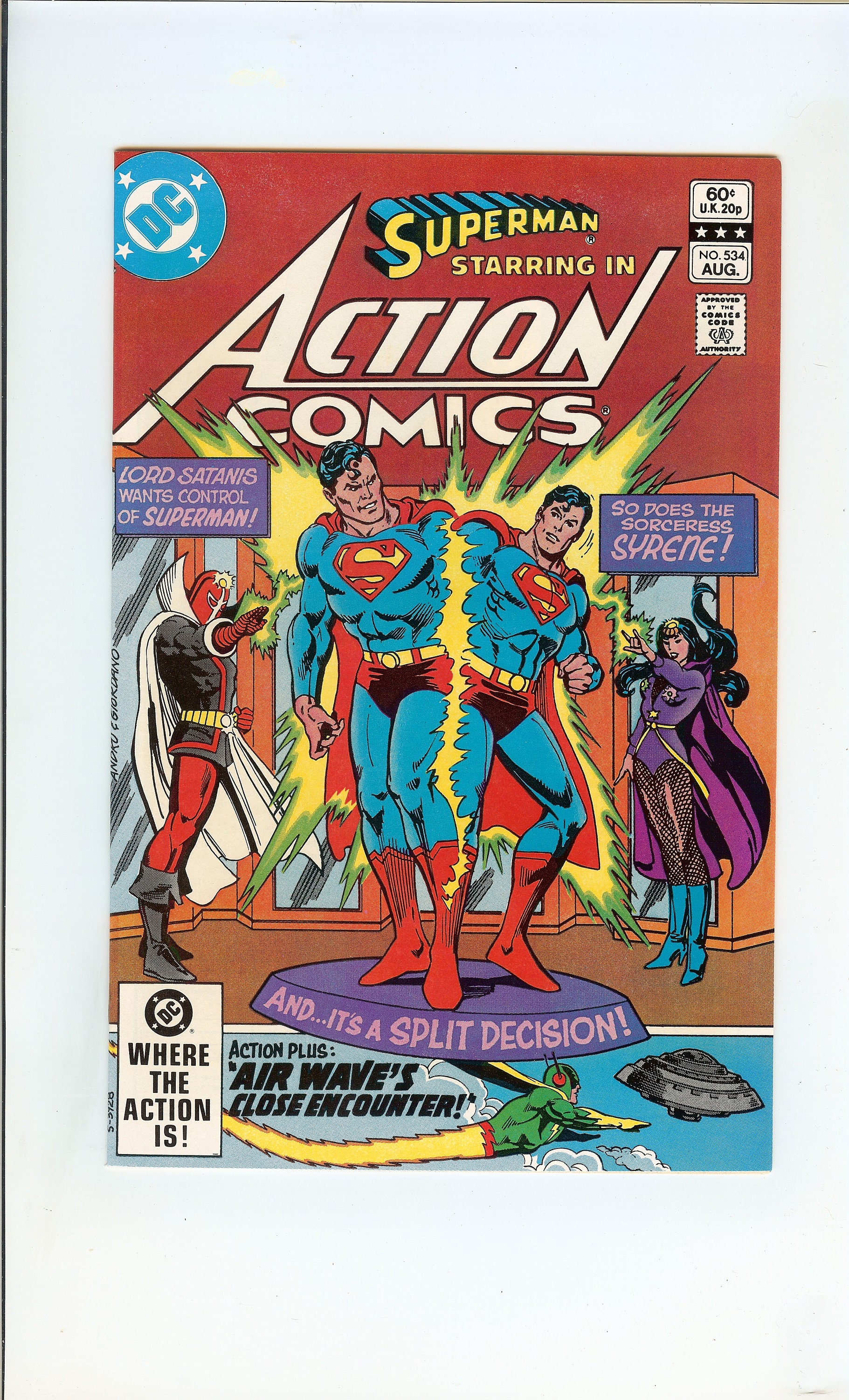 Action Comics #524 Vf , #532 Nm- , #533 Vf , #534 Nm , #535 Vf - Etsy