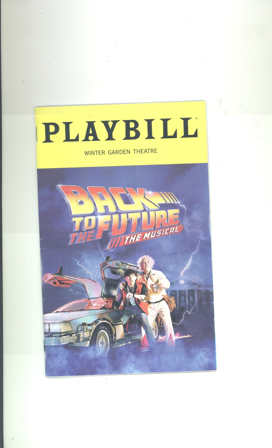 Playbill "back to the Future" - Etsy