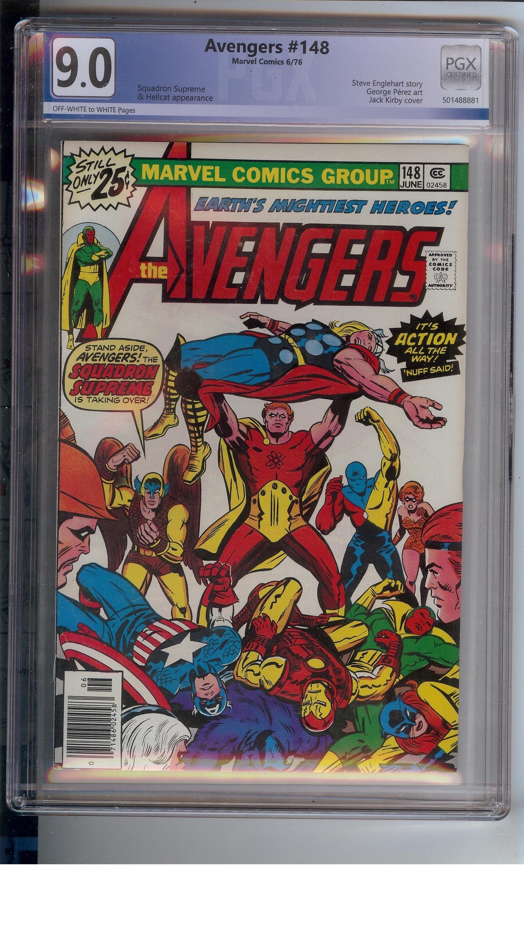 Avengers #148 PGX 9.0 "squadron Supreme Cover " - Etsy