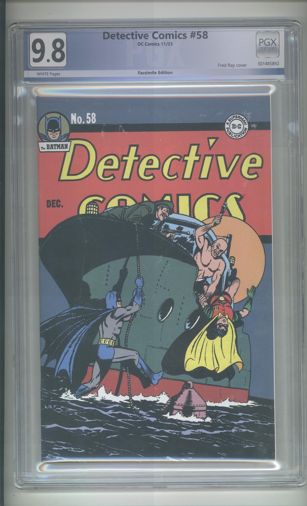 Detective Comics #58 Facsimile Edition PGX 9.8 - Etsy