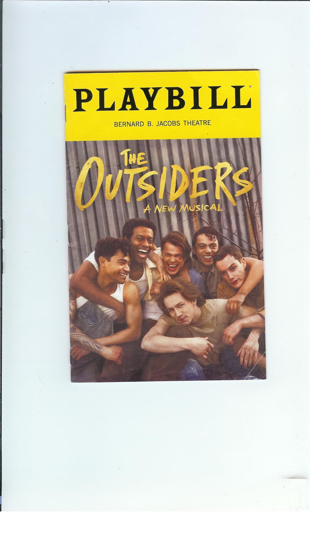 Playbill the Outsiders A New Musical - Etsy