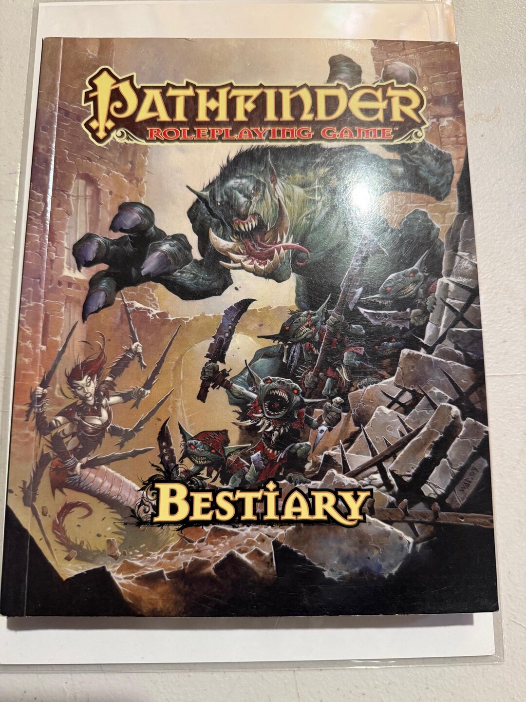 Pathfinder Roleplaying Game Bestiary Pocket Edition - Etsy
