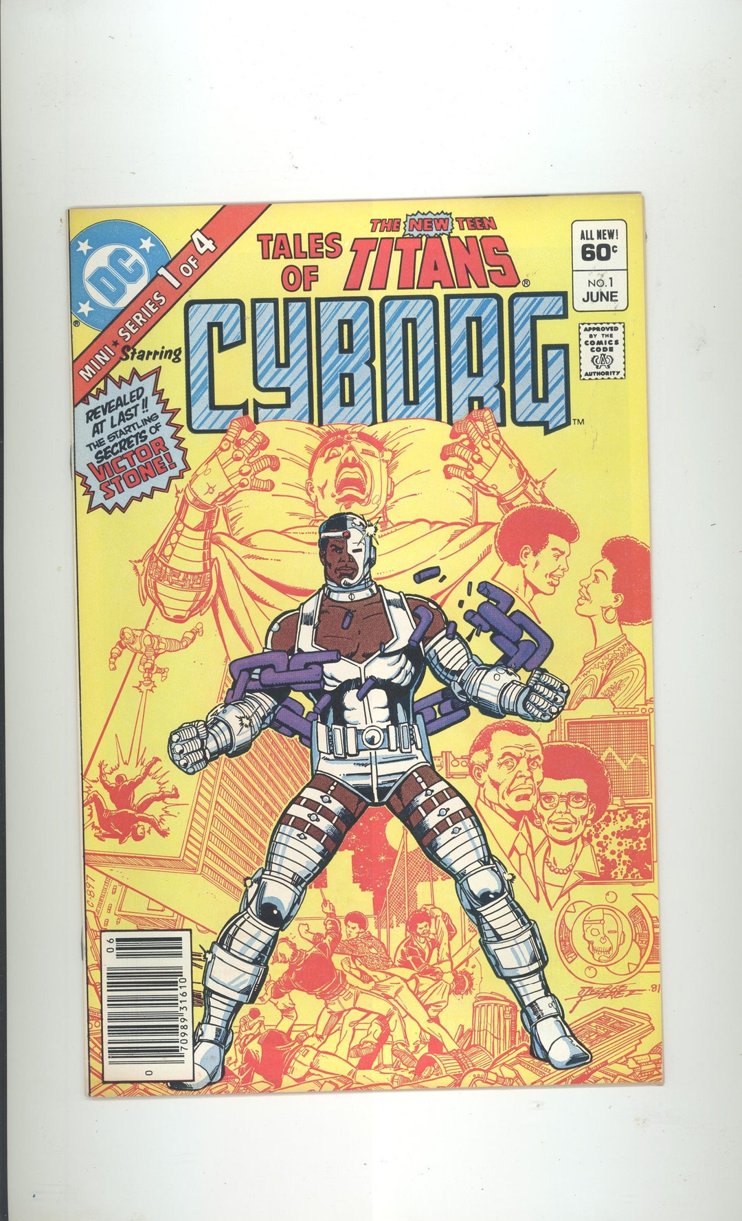 Tales of the New Teen Titans Cyborg #1 Nm - Etsy