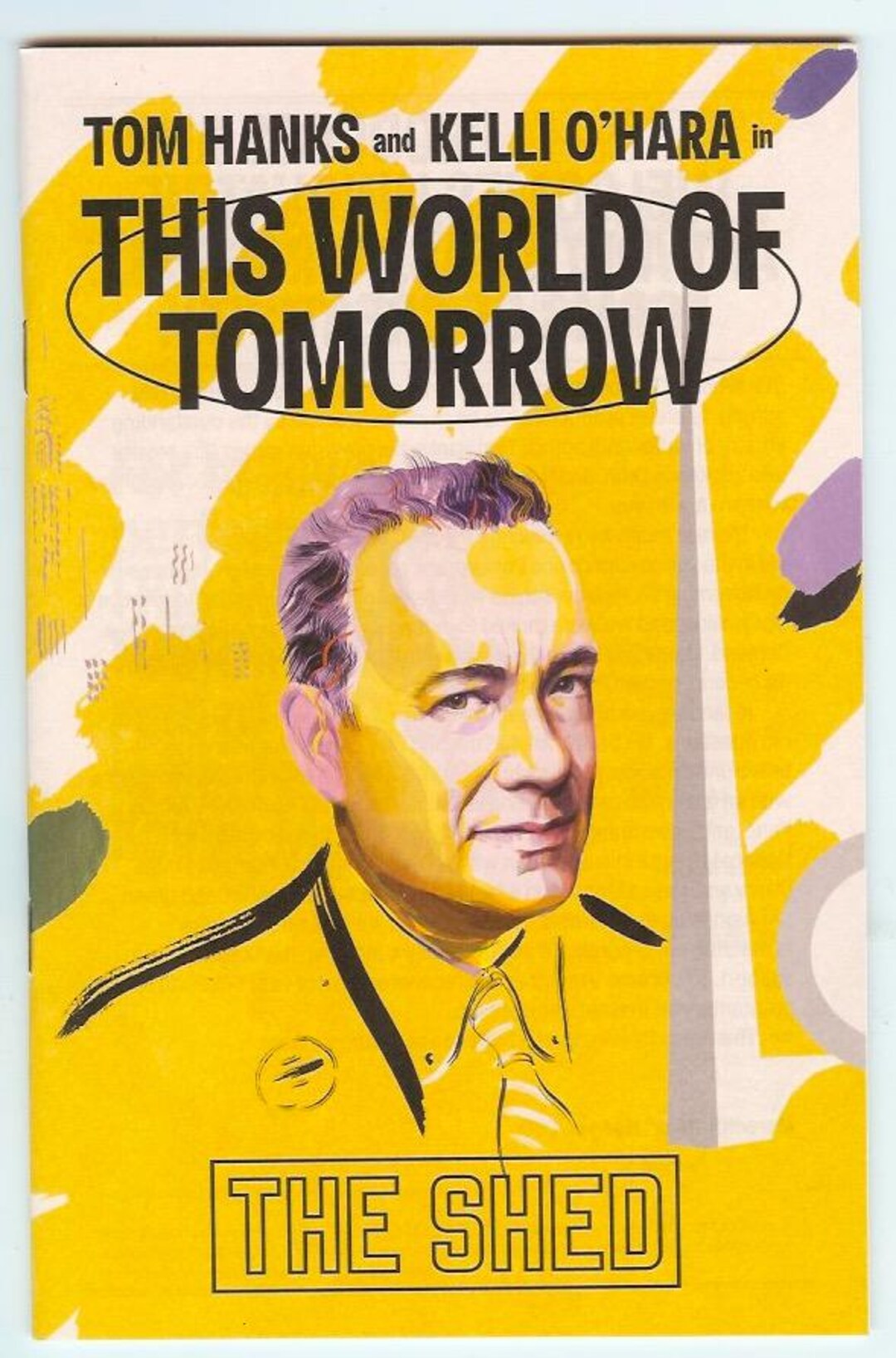Playbill This World of Tomorrow "tom Hanks" - Etsy