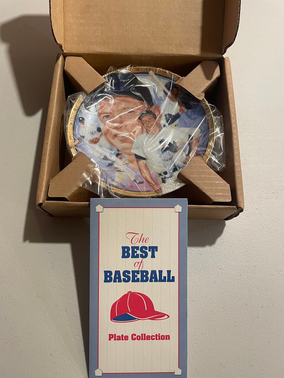 Mickey Mantle Plate Collection Used "the Hamilton Collection" - Etsy