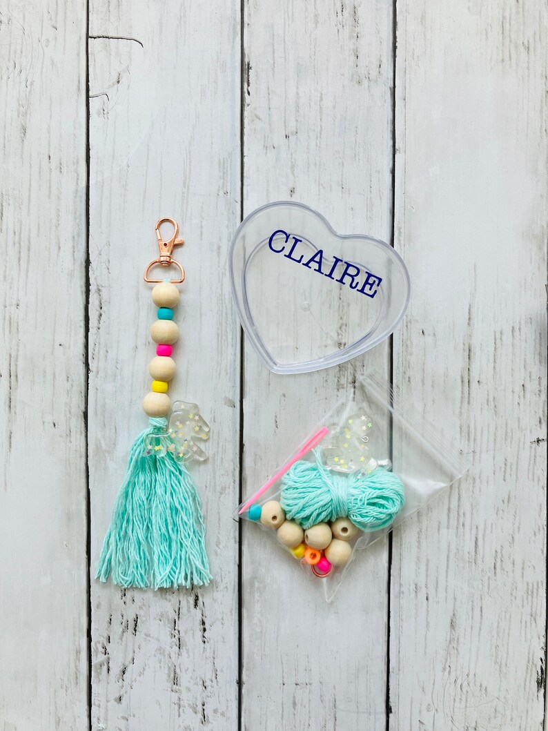 Backpack Charm Kit Birthday Party Activity Kit Personalized - Etsy