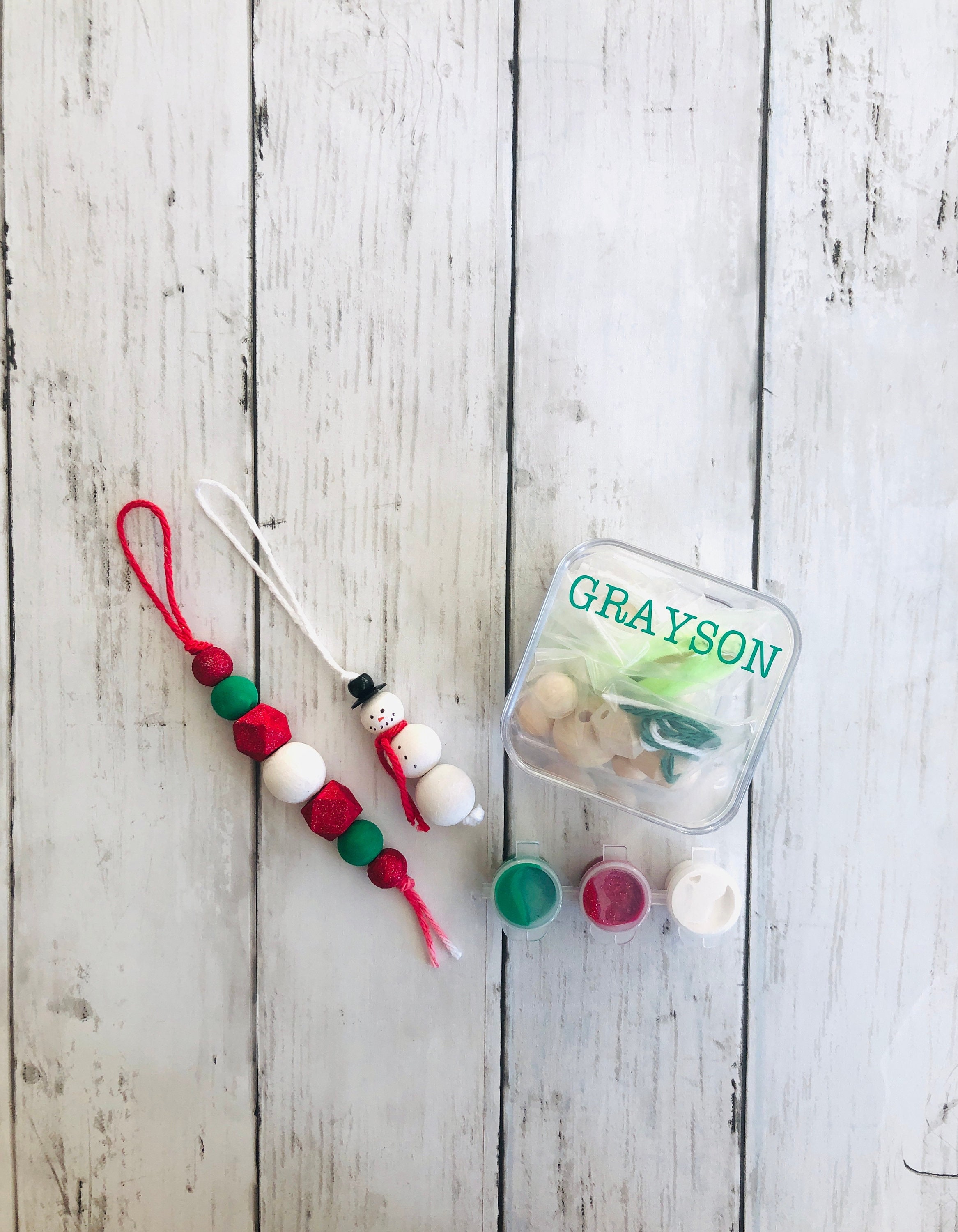 DIY Ornament Kit Holiday Craft Kit Christmas Craft Kids | Etsy