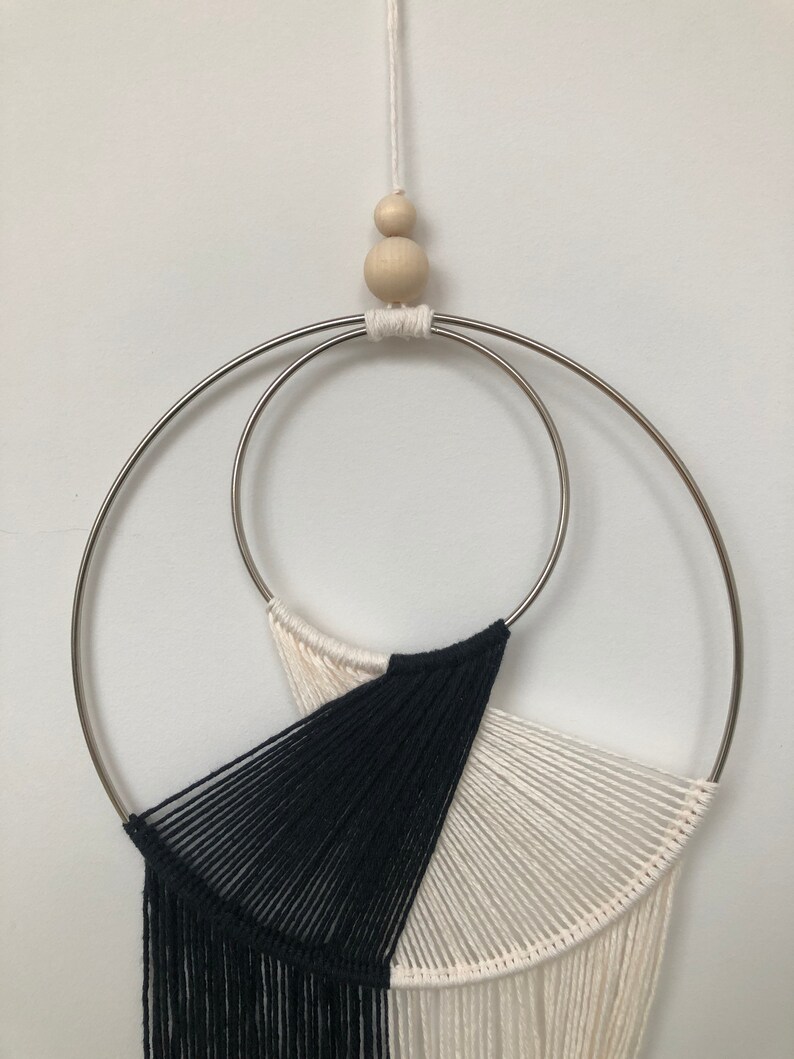 DIY Macrame Kit Beginner Macrame Hoop Pattern DIY Craft Kit | Etsy