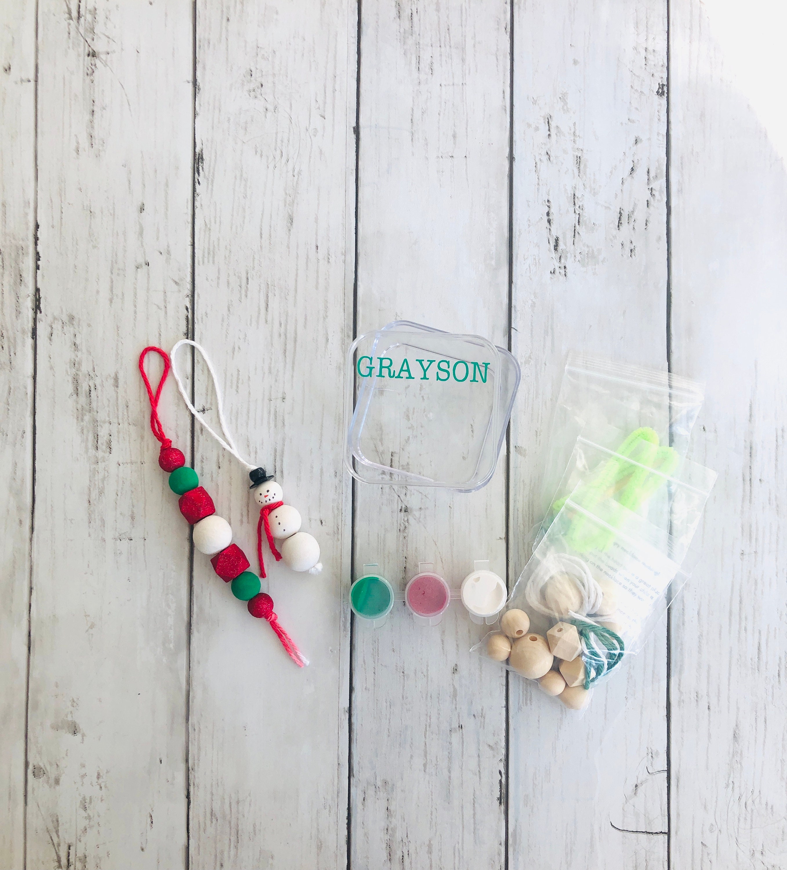 DIY Ornament Kit Holiday Craft Kit Kids Ornament Craft DIY | Etsy