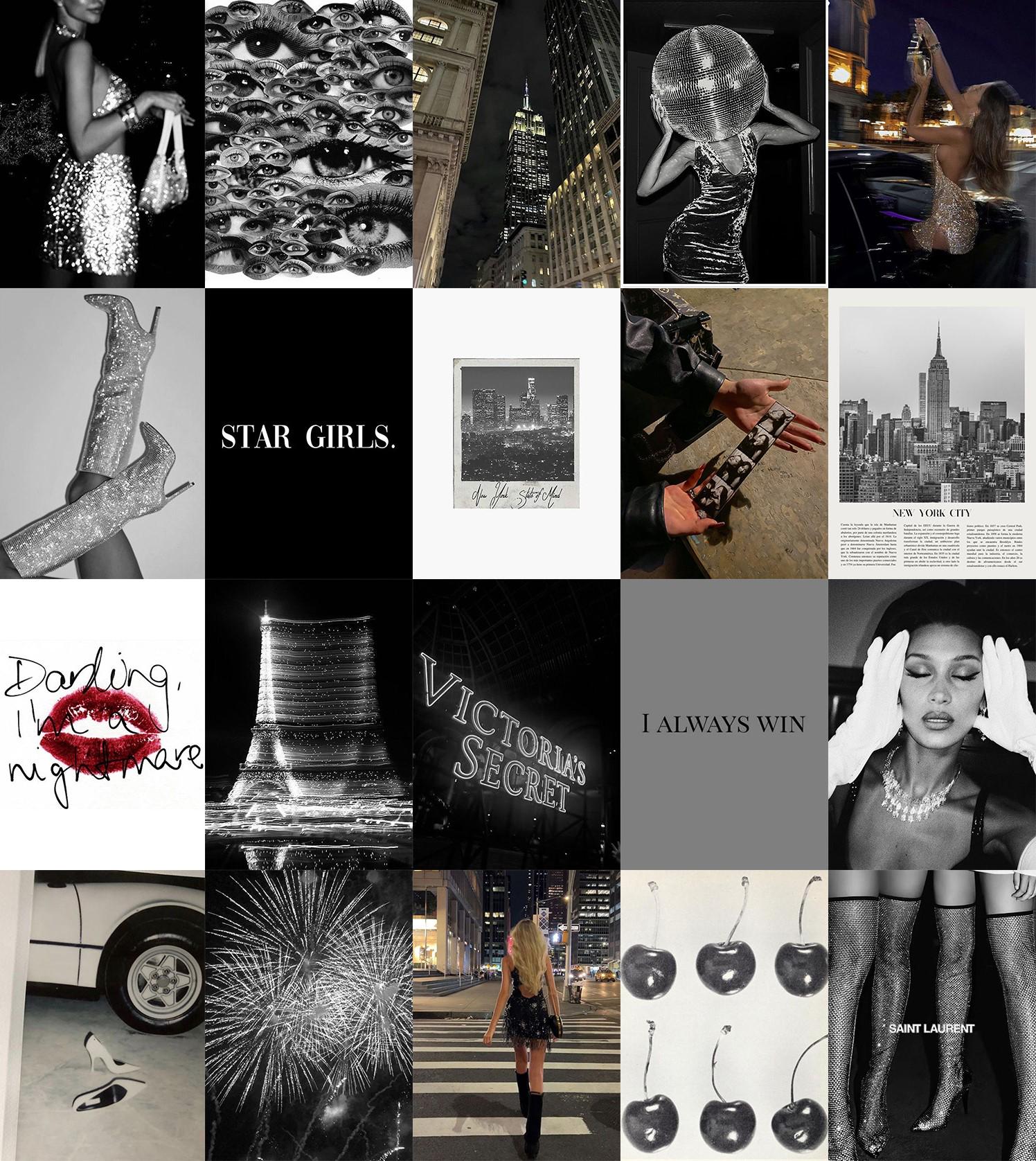 100 PCS | Stargirl Aesthetic Wall Photo Collage | Stargirl Photo ...