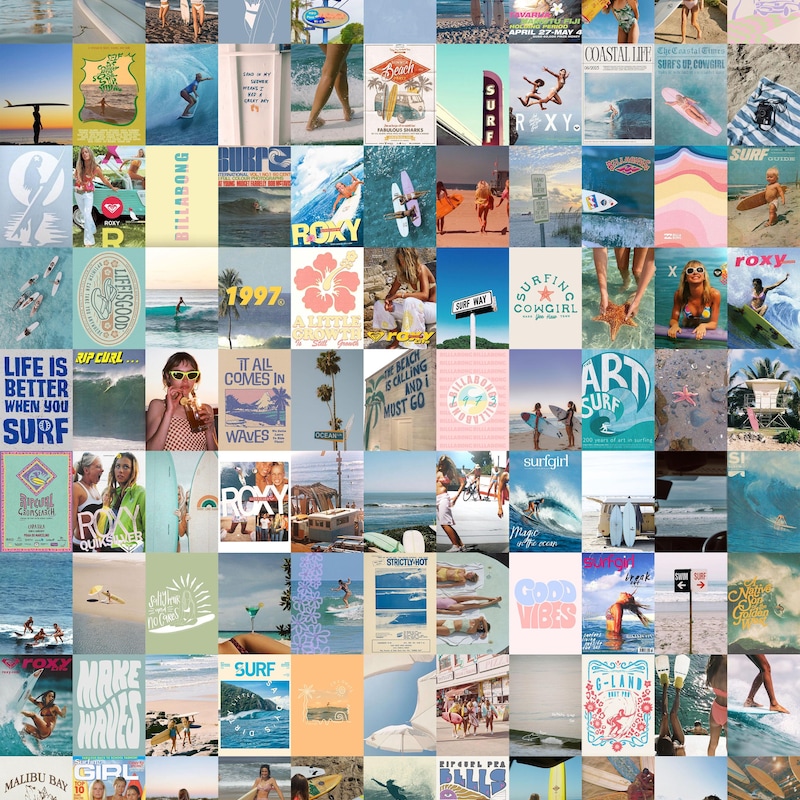 Beach Collage Kit - Etsy