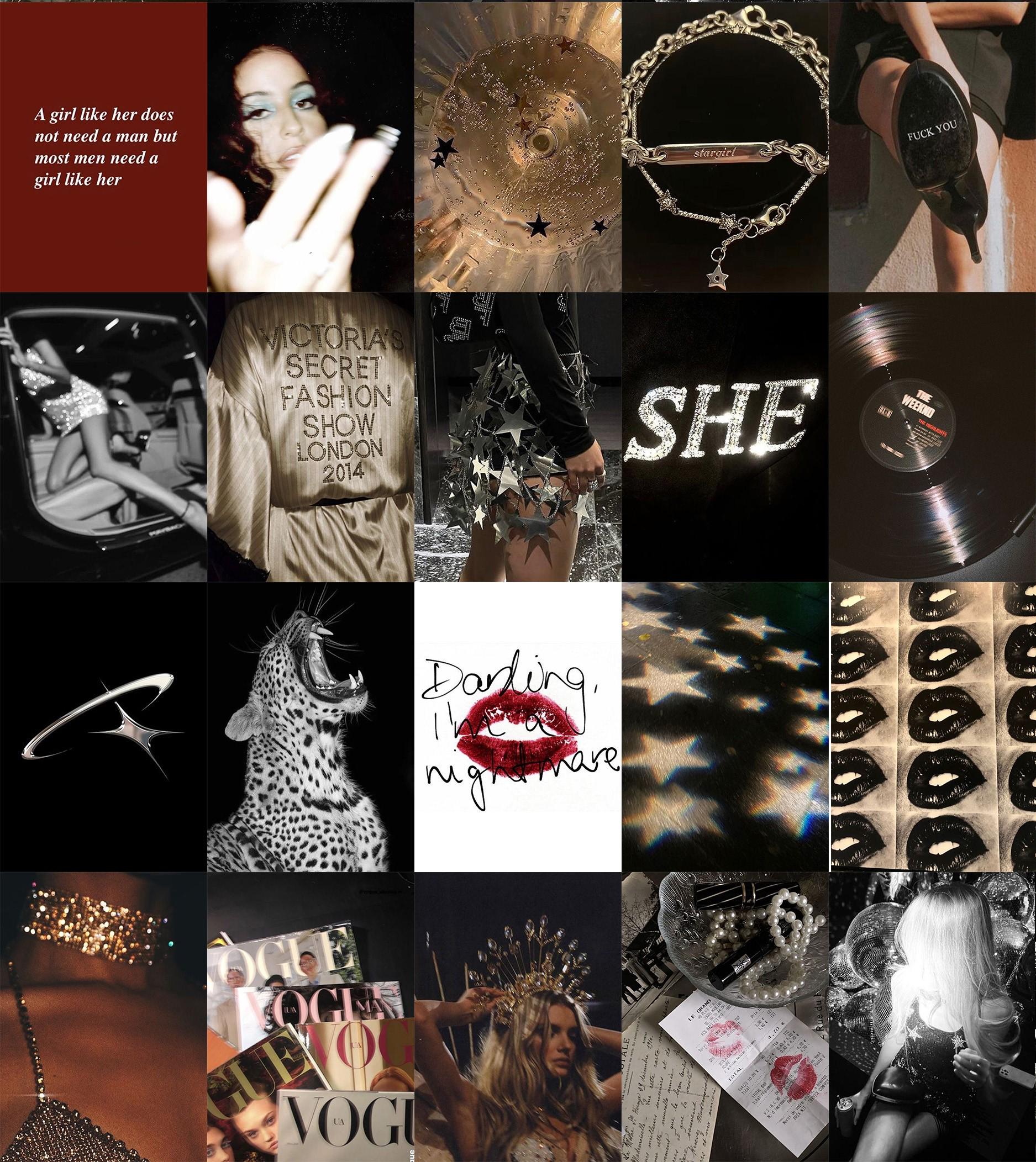 90 PCS | Stargirl Aesthetic Wall Collage Kit | Newyork Girl Aesthetic ...