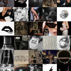 100 PCS | Stargirl Aesthetic Photo Collage | Stargirl Photo Collage ...