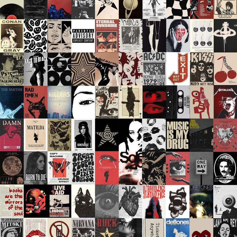 Grunge Posters - Etsy