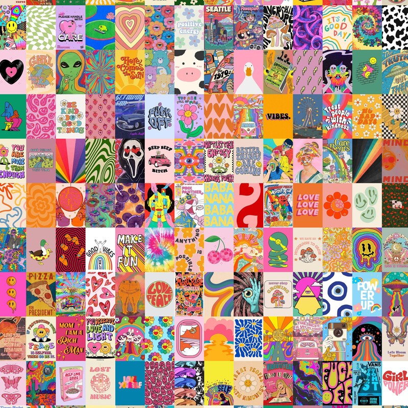 Indie Wall Collage - Etsy