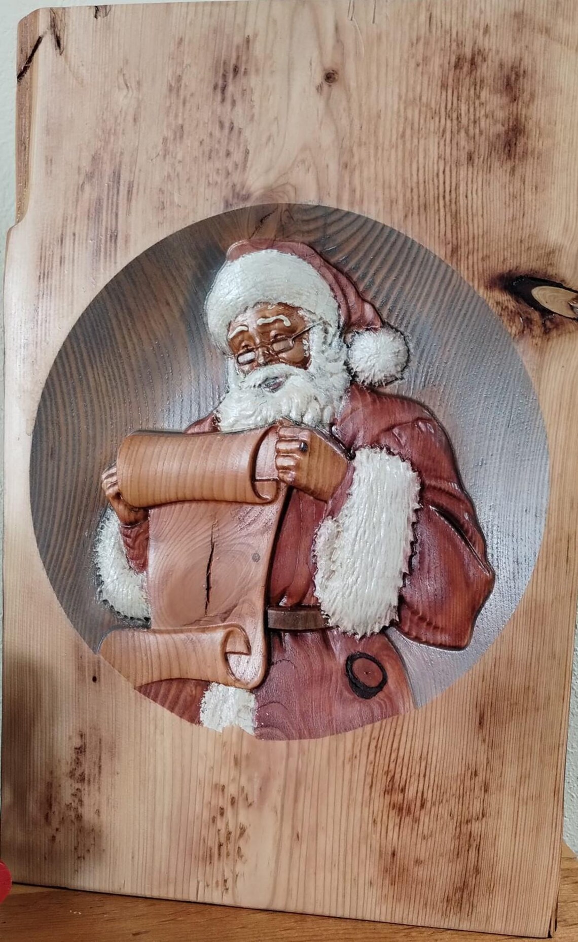 Santa and His List STL File for Cnc Routers and 3d Printers - Etsy