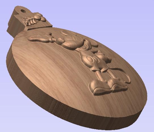 Mickey Mouse Christmas Ornament STL File for Cnc Routers and 3d ...